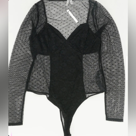 ASOS | Tops | Asos Sheer Bodysuit Size 2 Tall | Poshmark